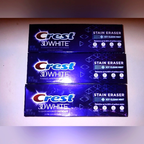 Crest | Bath | Crest 3d White Stain Eraser Icy Clean Mint Toothpaste X ...
